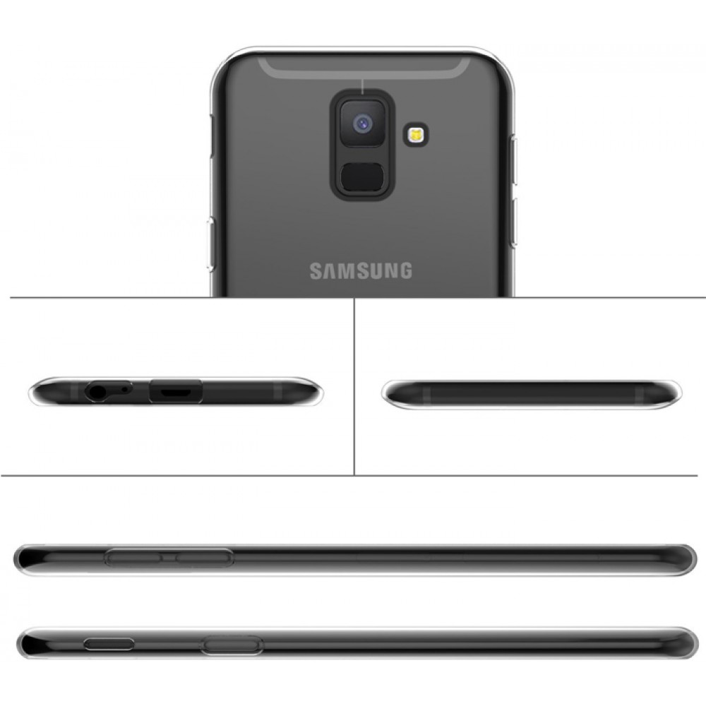 Чехол на Samsung Galaxy A6 2018, силиконовая накладка. Аксессуары для ...