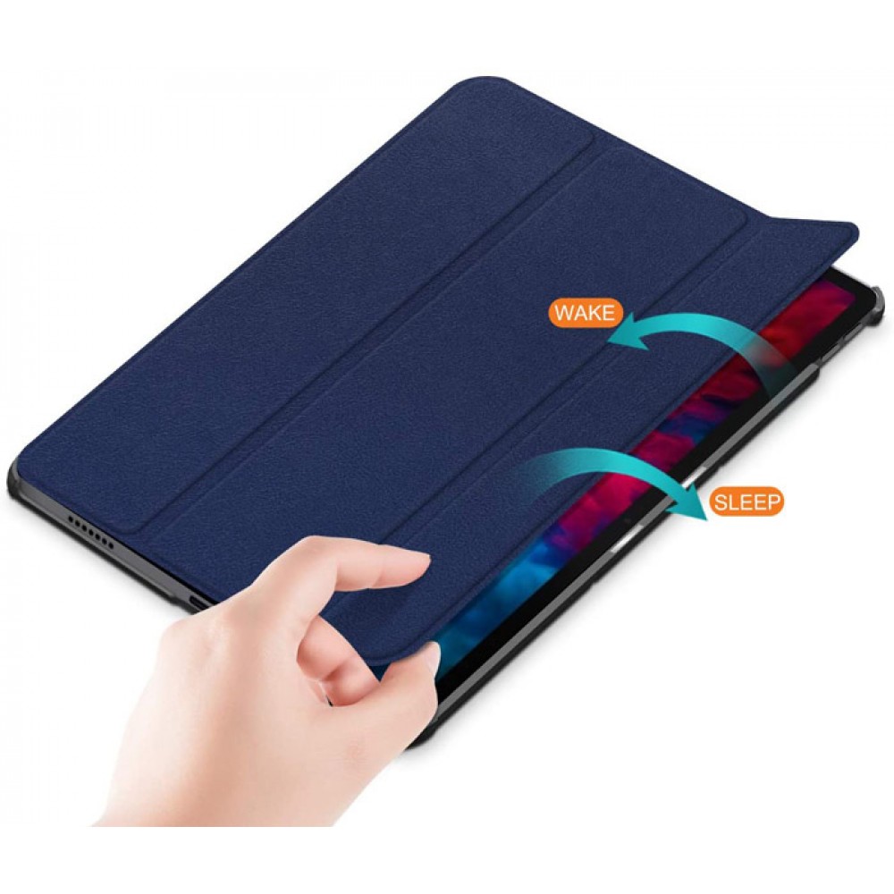 Чехол для Lenovo Tab P11 Pro темно-синий. Аксессуары для Леново Таб П11 Про