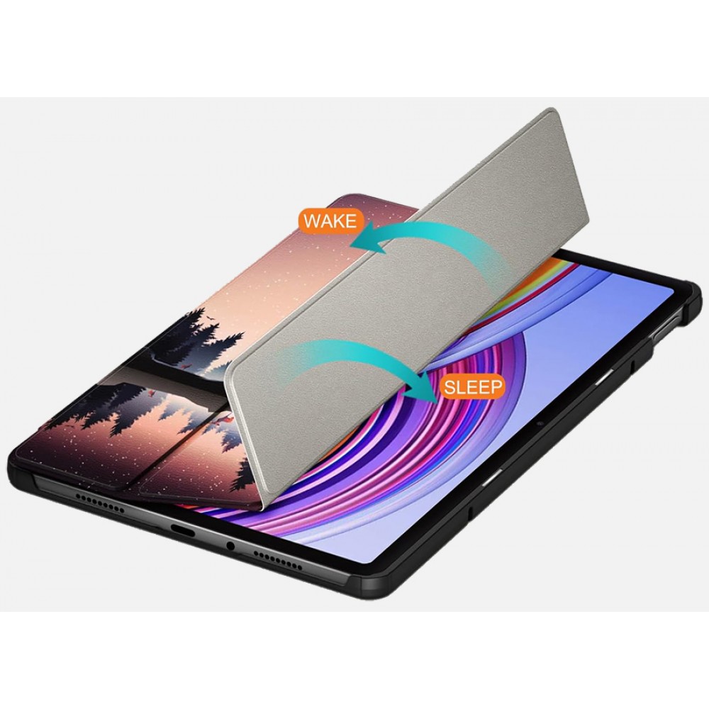 Чехол для Xiaomi Redmi Pad 2 Pro 12.1 2026 с рисунком Лес. Аксессуары ...