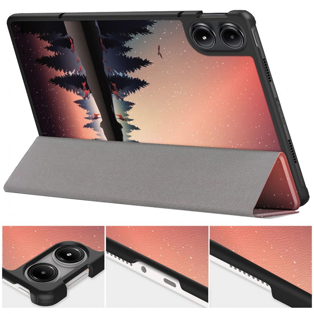 Чехол для Xiaomi Redmi Pad 2 Pro 12.1 2026 с рисунком Лес. Аксессуары ...